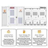 China Commercial Industrial Energy Storage System 372kWh High Voltage Battery Cabinet Liquid Cooling for sale