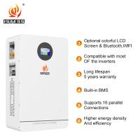 China 51.2V 200Ah 10.24kWh Lithium Ion Battery Pack Wall Mounted Home Energy Storage for sale