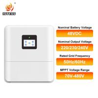 China 48V 6kW Single Phase Hybrid Solar Inverter MPPT On Off Grid IP65 135A for sale