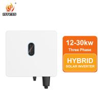 China IP66 120V-800V 12-30kW Three Phase Hybrid Solar Inverter Dual MPPT On Off Grid for sale