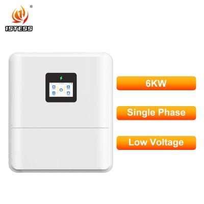 China 6kW Hybrid Solar Inverter 48V Dual MPPT for Lithium Lead Acid Battery Backup IP65 for sale