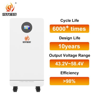China 15.36kWh Mobile Energy Storage 51.2V 300Ah Touch Screen Control Long Cycle Life 6000 Cycles for sale