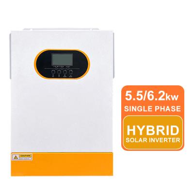 China 5.5kW 48V Hybrid Off Grid Inverter 11000VA Surge MPPT Solar Charger for sale