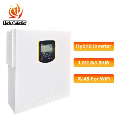 China 24V 2.5KW Hybrid Solar Inverter 220VAC Pure Sine Wave MPPT 60A Charger Off Grid for sale