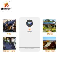 China Wall Mount Energy Storage System 51.2V 100Ah 5.12kWh All in One Home Battery with Touch Screen for sale