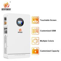 China Wall Mount LiFePO4 Battery 51.2V 100Ah 5.12kWh Energy Storage System for sale