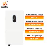 China Hybrid Solar Inverter 48V 8000W 8kW On Grid Off Grid Pure Sine Wave with 3 MPPT for sale