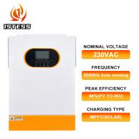 China Single Phase Off Grid Solar Inverter 24V 48V Pure Sine Wave MPPT 3.5kw 6.2kw 500Vdc for sale