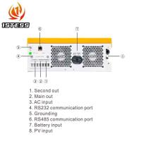 China Single Phase Off Grid Hybrid Solar Inverter 48V 6.2kW Pure Sine Wave MPPT 120A for sale