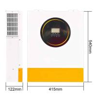 China 48V 11kW Off Grid Solar Inverter Single Phase Pure Sine Wave with 2 MPPT and Battery Activation for sale