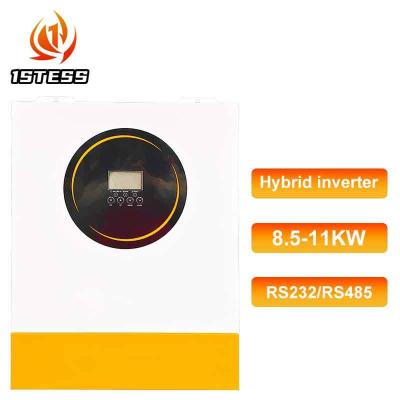 China 48V 11kW Single Phase Hybrid Solar Inverter Off Grid Pure Sine Wave MPPT 11000W PV Input for sale