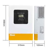 China 48V 5.5kW 6.2kW MPPT Single Phase Hybrid Inverter Off Grid Pure Sine Wave Parallel for sale