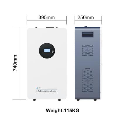 China Safe LiFePO4 Lithium Battery 51.2V 314Ah All in One Wall Mounted 16KWh Energy Storage Battery Pack With Remote Upgrade for sale