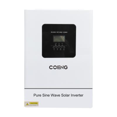 China 48V 6.2kW Pure Sine Wave Off Grid Hybrid Solar Inverter MPPT 120A Battery Activation for sale