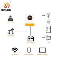 China Single Phase 48V Off Grid Hybrid Solar Inverter 8.5kw 11kw Pure Sine Wave MPPT for sale