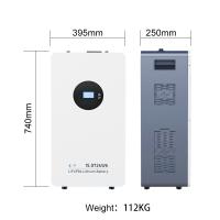 China Wall Mounted 48V 314Ah 15kWh LiFePO4 Home Energy Storage Battery Pack for sale