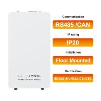 China Wall Mounted LiFePO4 Lithium Battery Pack 48V 314Ah 15kWh Home Energy Storage System for sale