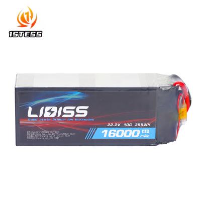 China Dependable Solid State Lithium Battery Pack 6S 22.2V 16Ah 10C 355Wh with Balanced Discharge for sale