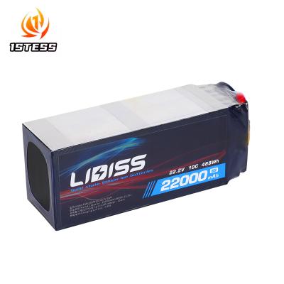 China 6S 22.2V 22Ah 488Wh Semi Solid State Lithium Battery Pack 2C Charge 800 Cycles for Heavy Lift Drones for sale
