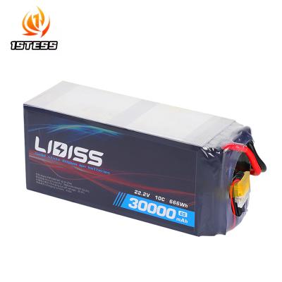 China Semi Solid State 30Ah 22.2V 666Wh 10C 6S Lipo Battery Pack High Energy Density Lightweight for sale