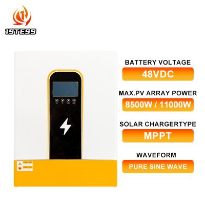 China Single Phase 48V 8.5kW 11kW Off Grid Hybrid Solar Inverter MPPT 120A for sale