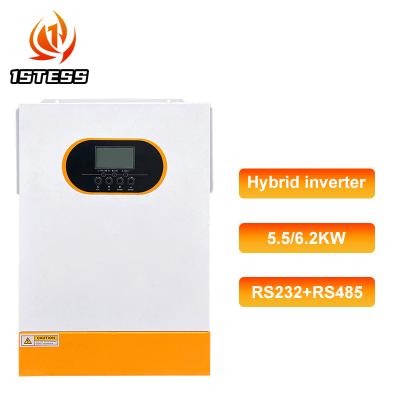 China 5.5KW 48V Pure Sine Wave Hybrid Inverter MPPT 100A Solar Charge Controller 500VDC for sale