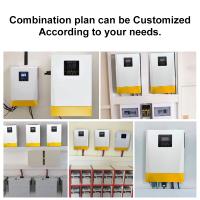 China 6200W 48V Hybrid Inverter 6500W MPPT Solar Controller Pure Sine Wave Dual Output for sale