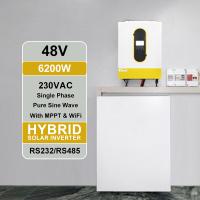 China 48V 6200W Pure Sine Wave Inverter with 6500W MPPT Charger for PC for sale