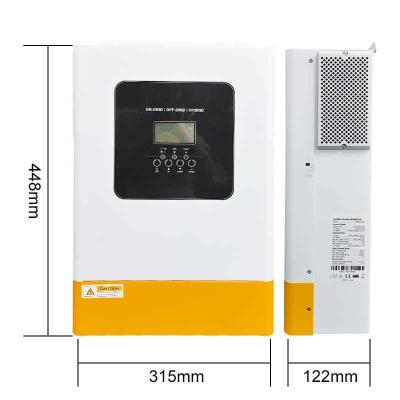 China 5.5kW 6.2kW 48V Single Phase Pure Sine Wave Inverter MPPT 500Vdc 40A for Home Business for sale