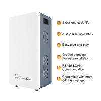 China Compact Floor Mounted 16kWh Battery System 58.4V Charge Voltage for sale