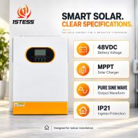China 1stess 48V Off-Grid Solar Inverter With MPPT Charge Controller, 220/230V Pure Sine Wave Output For Home Energy Storage for sale