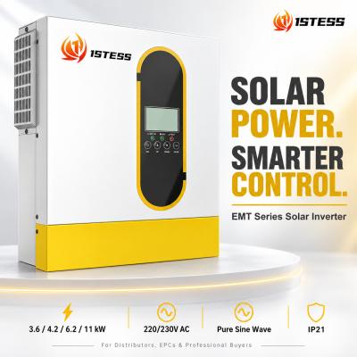 China 1stess EMT Series 3.6kW–11kW Off-Grid Solar Inverter with MPPT and Dual Outputs for sale