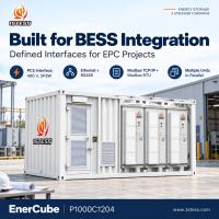 China 1stess EnerCube 1 MW / 1.204 MWh Containerized Battery Energy Storage System for sale