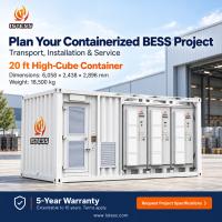 China 1stess EnerCube 1 MW / 1.204 MWh Containerized Battery Energy Storage System for sale
