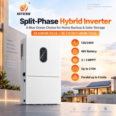China 48V Split Phase Hybrid Inverter 5-11.4kW | 1STESS for sale