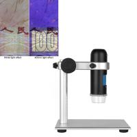 China 10x To 200x USB Electron Microscope Connected To Laptop 2MP UV 400nm for sale