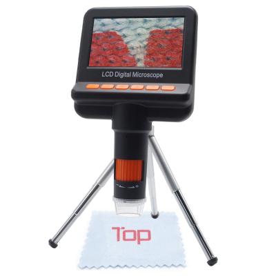 China Polarizer 4.3 Inch Lcd Digital Usb Microscope For Soldering 500x Toproview for sale
