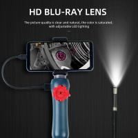 China 8mm HD Industrial Endoscope Inspection Camera Borescope Articulating Head RoHS for sale