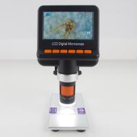 China Polarizer IPS Coin Usb Microscope With Screen  2MP HD 1080P 500X Magnification for sale