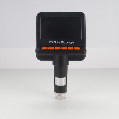 China 12MP Portable Lcd Microscope With Lcd Screen 1200x  4.3 Inch Dermatoscope for sale