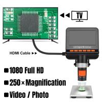 China 50x~1200x High Resolution Digital Microscope Lcd Display Polarization Filter for sale