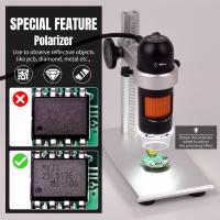 China ODM USB Digital Microscope Usb Plug And Play PC Software Polarizer 5MP For Forensics for sale