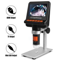 China 4.3 Inch LCD Digital Microscope With Monitor Polarizer 2592x1944 for sale
