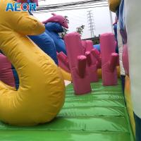 China Commercial bouncer playground jumping house giant amusement park cartoon inflatable fun city for sale