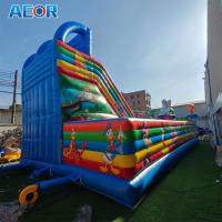 China Commercial pvc inflatable bouncy castle fun city jumping bounce house inflatable combo bouncer for sale