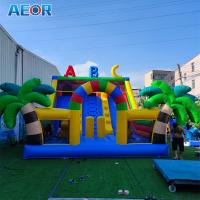 China outdoor big fun city custom size jumping bounce house inflatable amusement park for sale