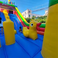 China outdoor big fun city custom size jumping bounce house inflatable amusement park for sale