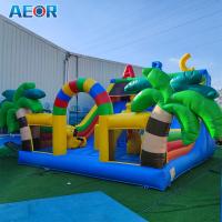 China outdoor big fun city custom size jumping bounce house inflatable amusement park for sale