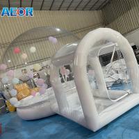 China transparent inflatable bounce bubble house fun dome bubble house with balloon for sale