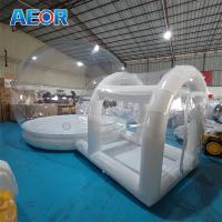 China transparent inflatable bounce bubble house fun dome bubble house with balloon for sale